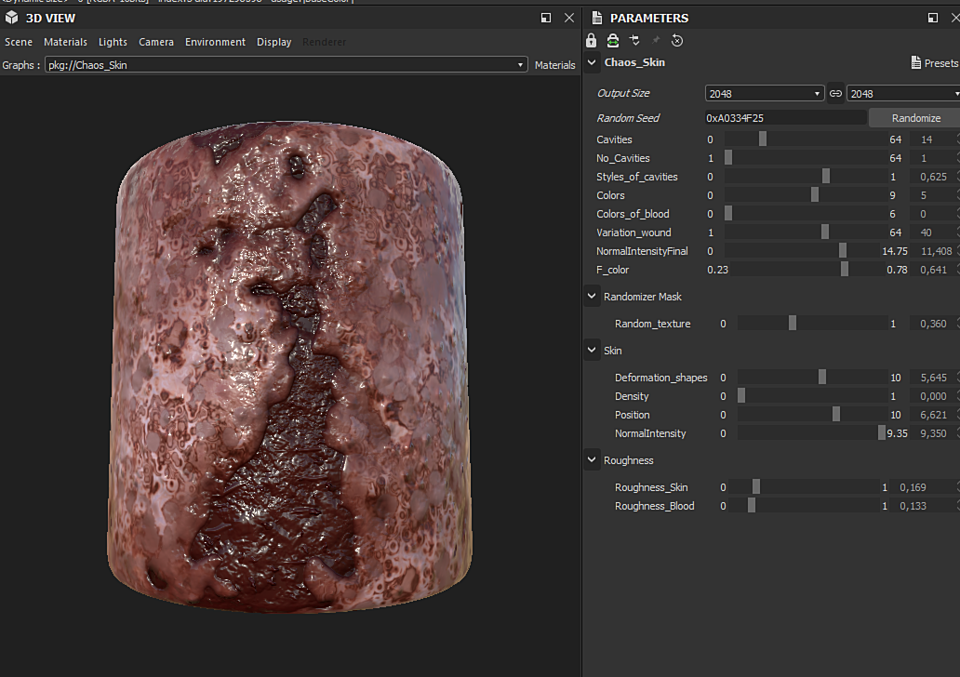 Chaos Skin Mat (FreeVersion)