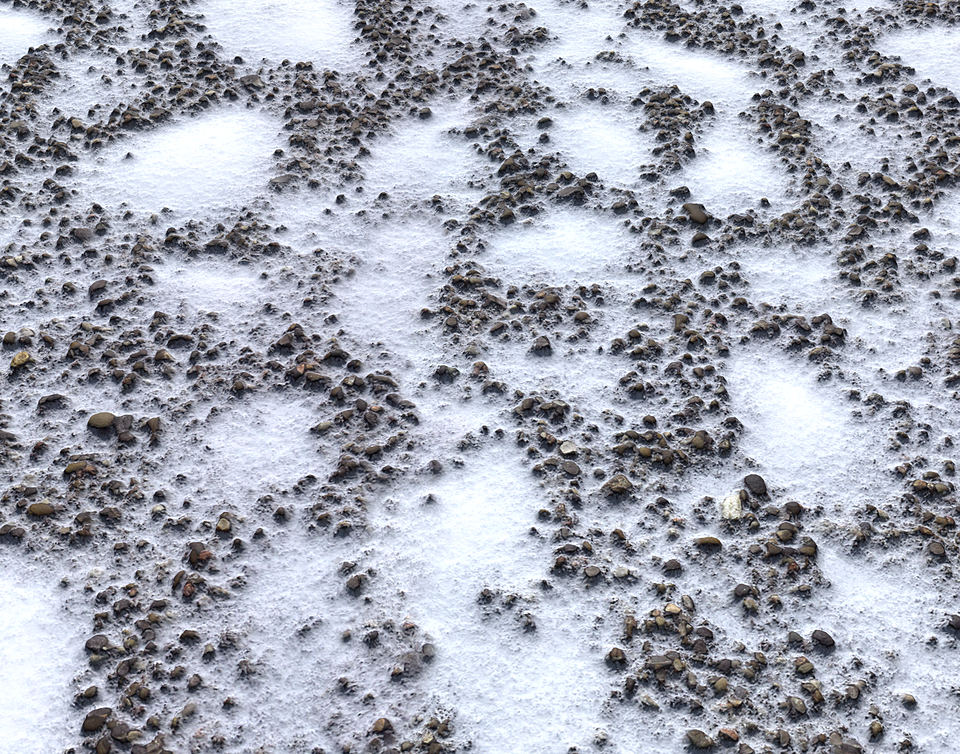 Snow terrain PBR pack 6 Textures