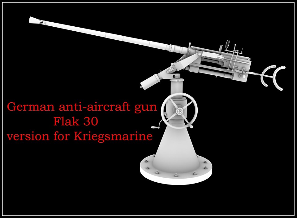 German anti-aircraft gun Flak 30