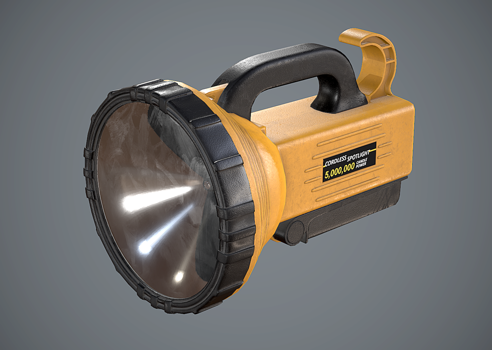 Flashlight Spotlight Yellow