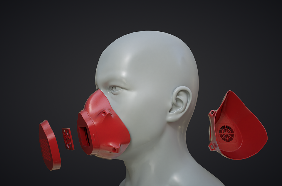 Mask Print Ready STL 3D print