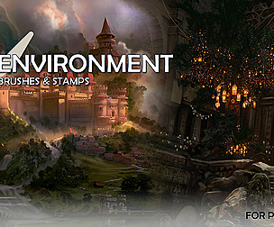 1500+ Kitbash Brushes for Concept Art