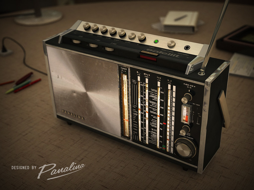 Vintage Radio Panalina Satellit