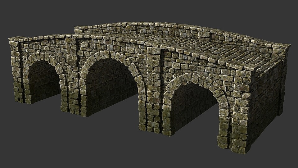 Medieval stone bridge