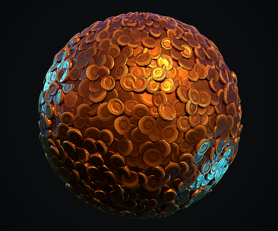 Stylized Treasure Coins