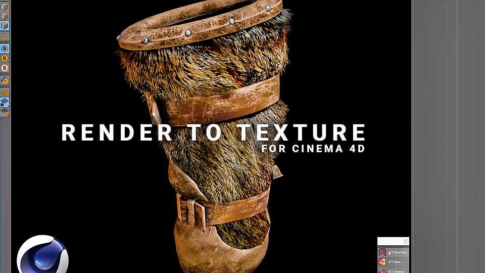 Render to texture transfer for C4D