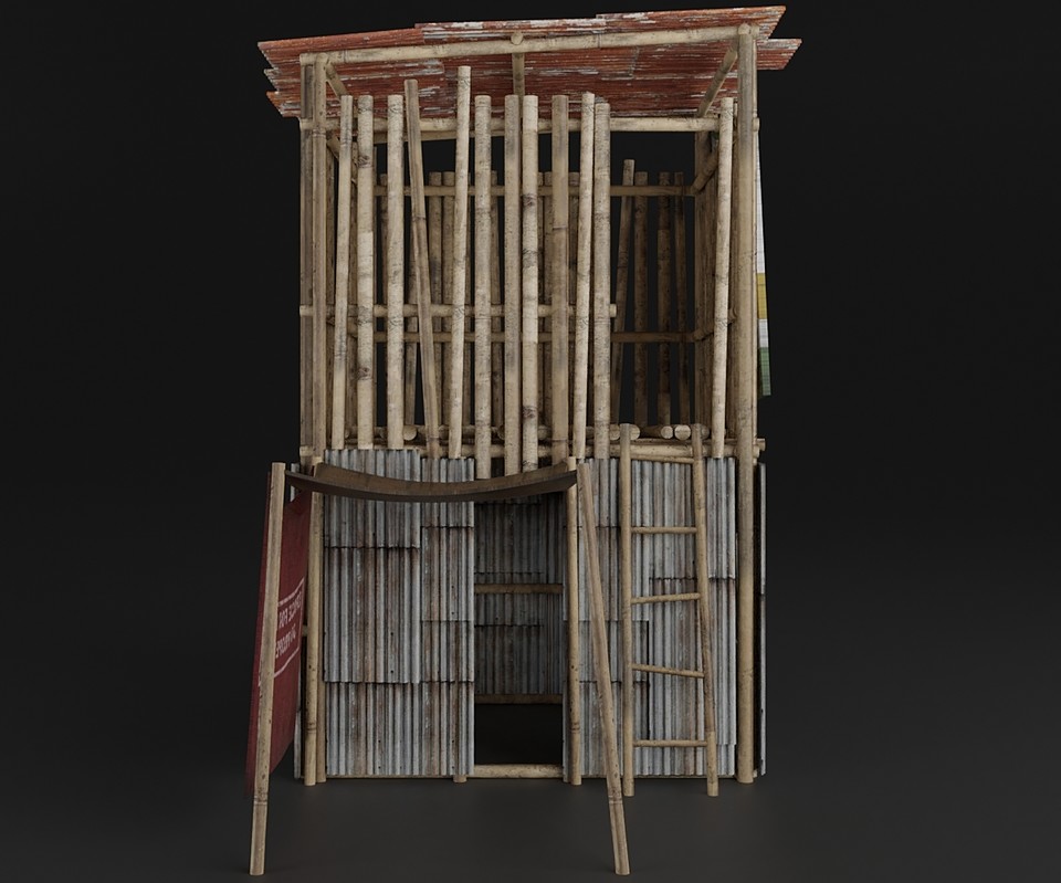 SLUM SHACK HOUSE PBR REALISTIC SMALL