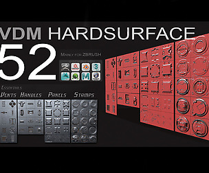 MechaCrust 2: Zbrush Panel Line Brushes
