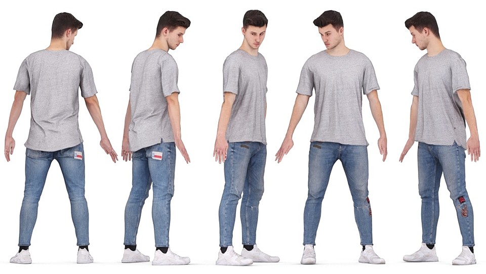 Manuel Animated 001 - Dancing Animated 3D Man