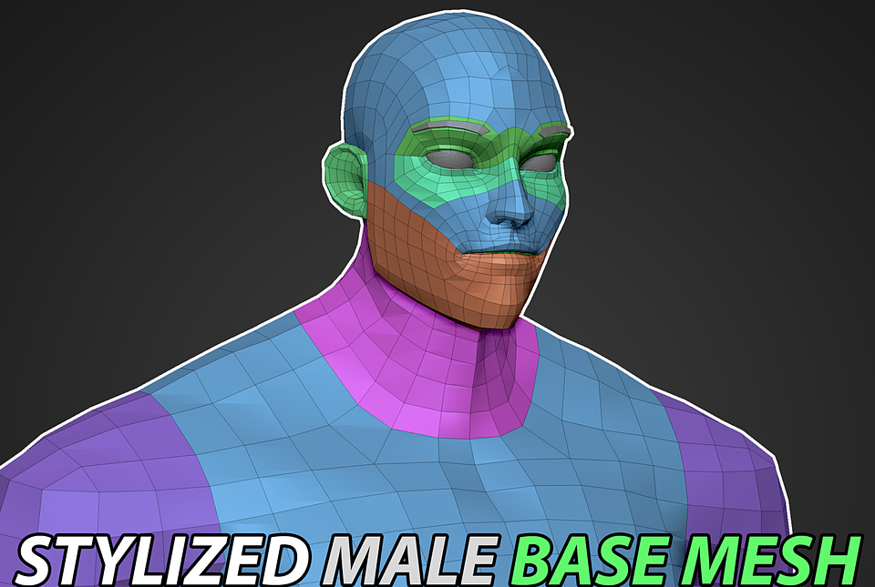 Stylized Male Base Mesh