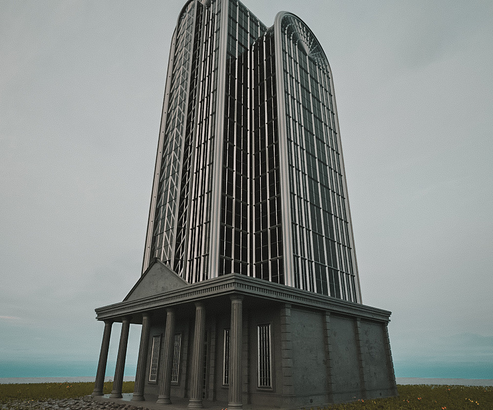 STEAMPUNK CLASSICAL SCI FI BUILDING PBR