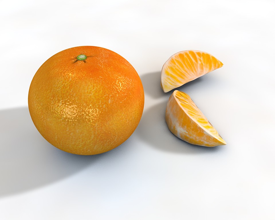 Mandarin 3D Model