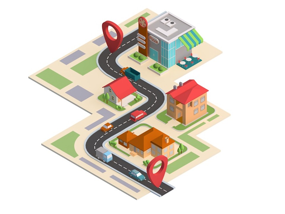 Low polt city 3D Model
