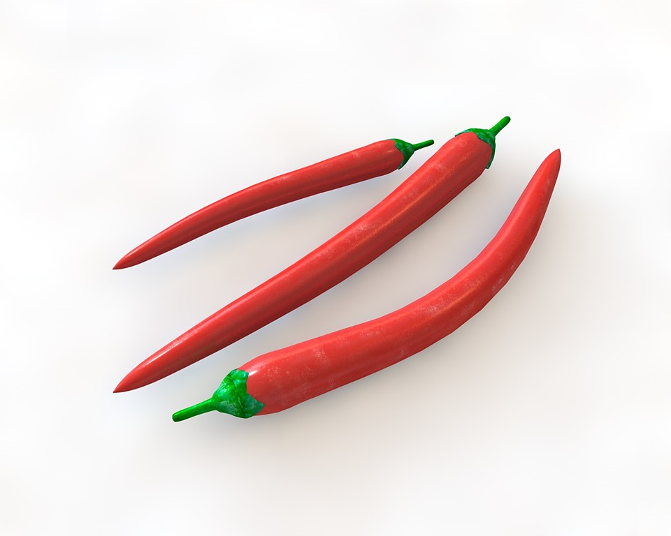 Chilli red 3D Model