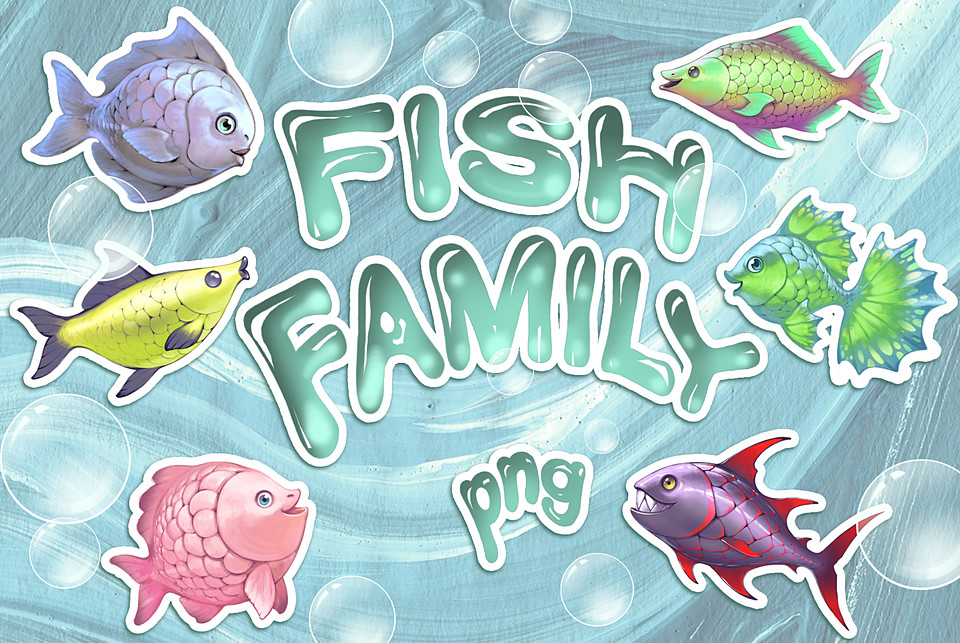 Fish family
