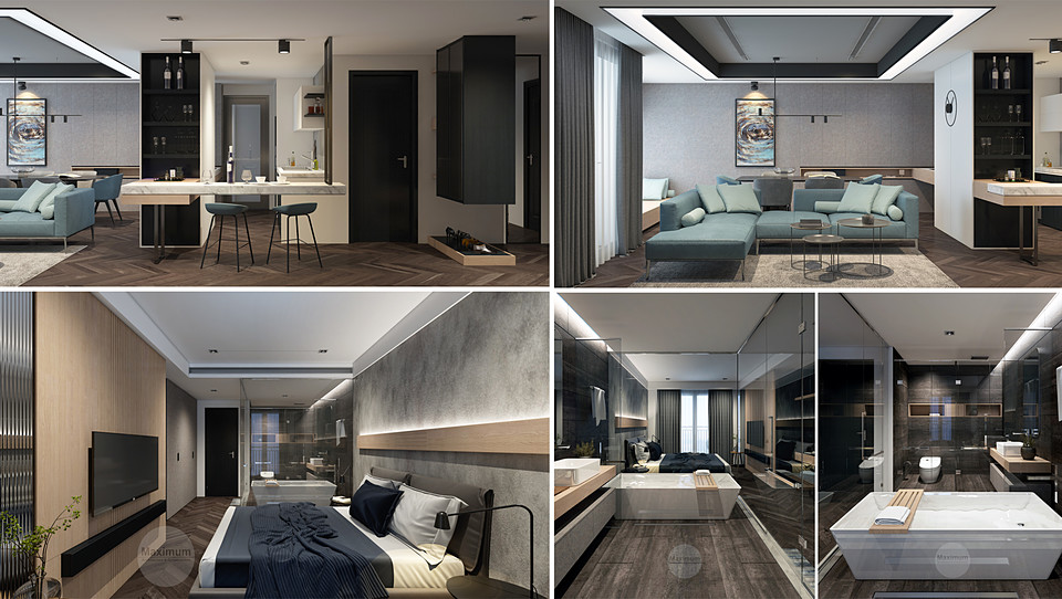 K Apartment Interior full rooms