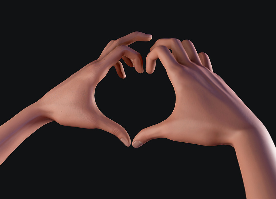 Female Hands - Animated