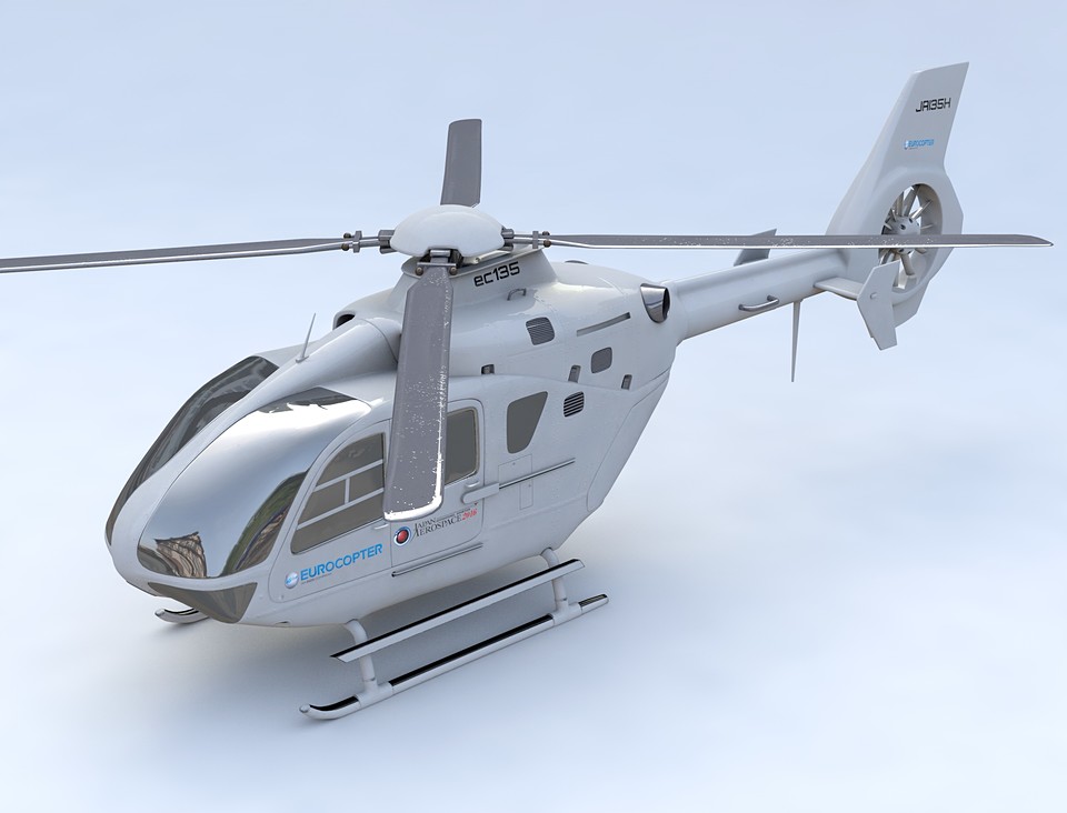 Eurocopter EC 135 3D Model