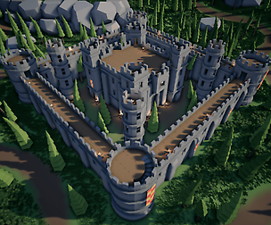 Low Poly Modular Fortress Pack
