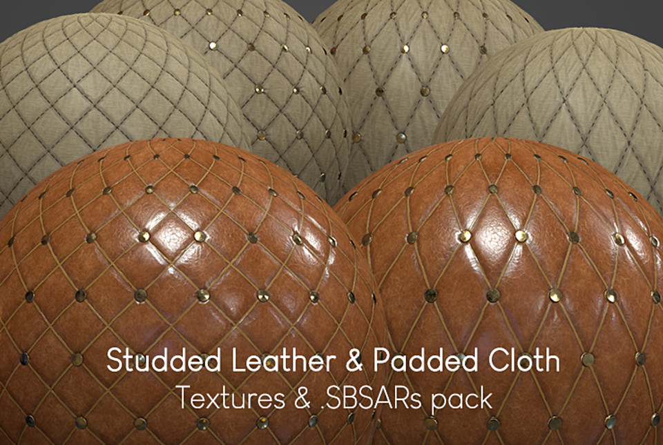 Studded Leather & Cloth Materials