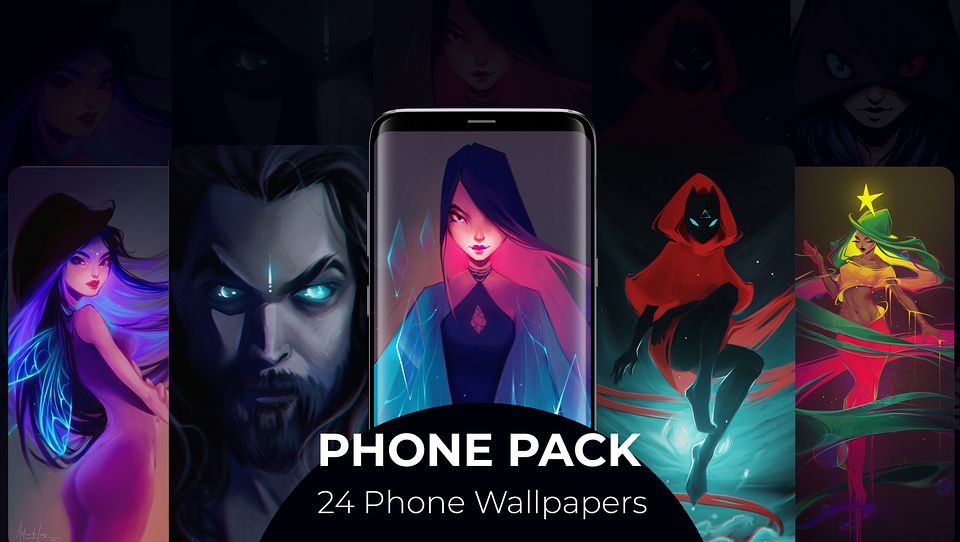 Phone Pack - 24 Phone Wallpapers