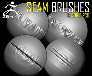 54 ZBRUSH ANIMAL CLAW SCRATCHES + ALPHA