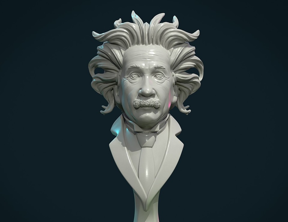 Einstein bust