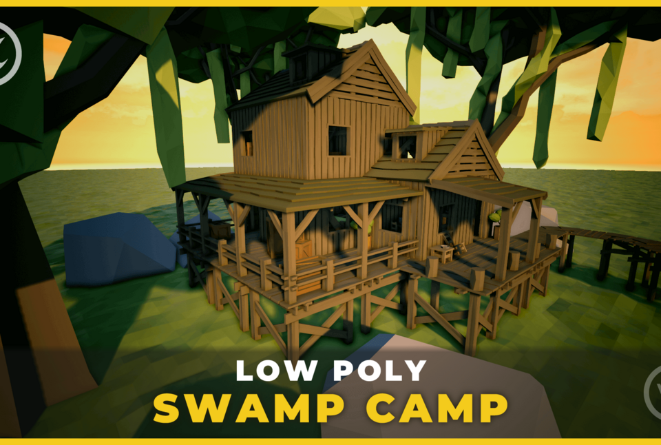 Low Poly: Swamp Camp