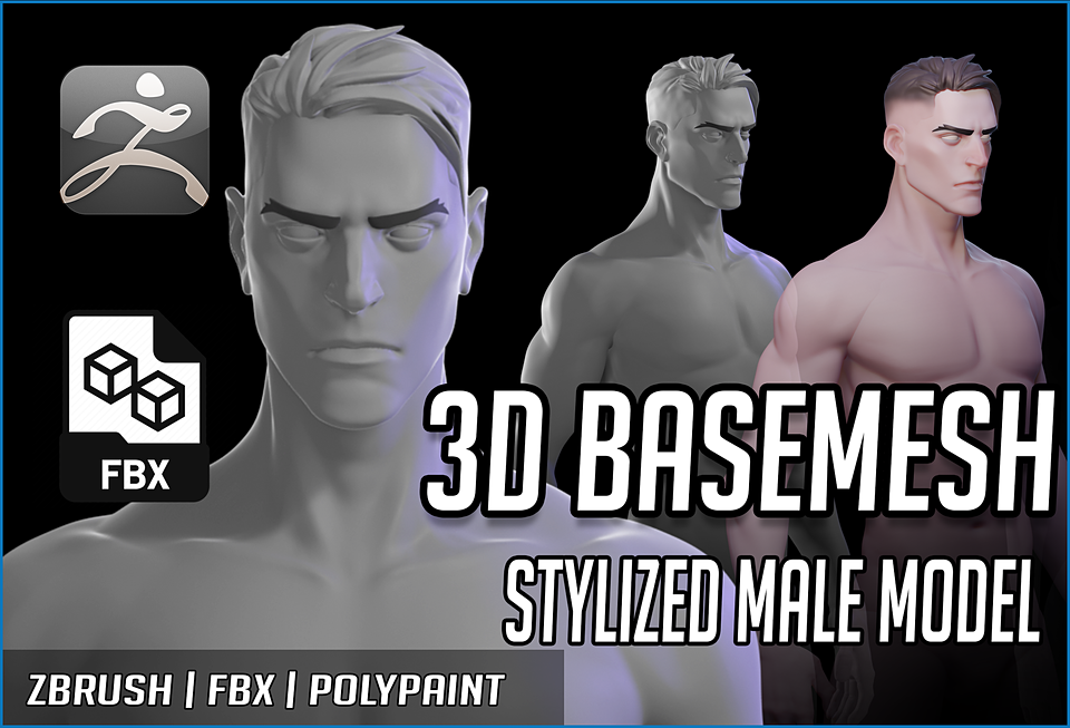 Basemesh Stylized Male