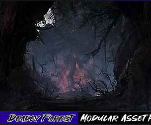 Hand-Painted Fantasy Forest Pack