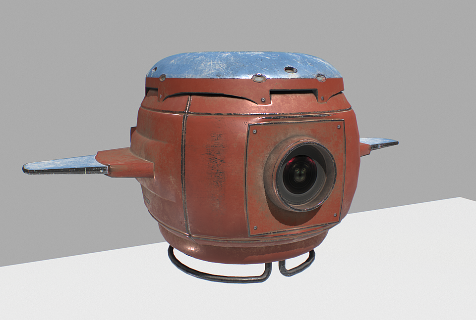 Sci fi camera drone