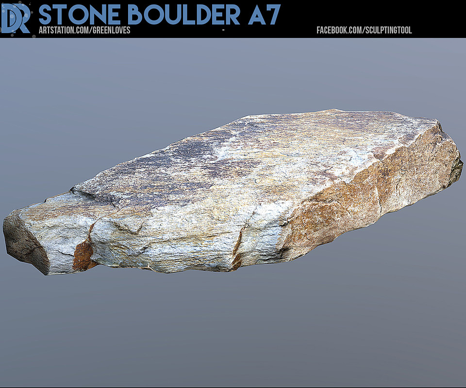 Stone Boulder A7