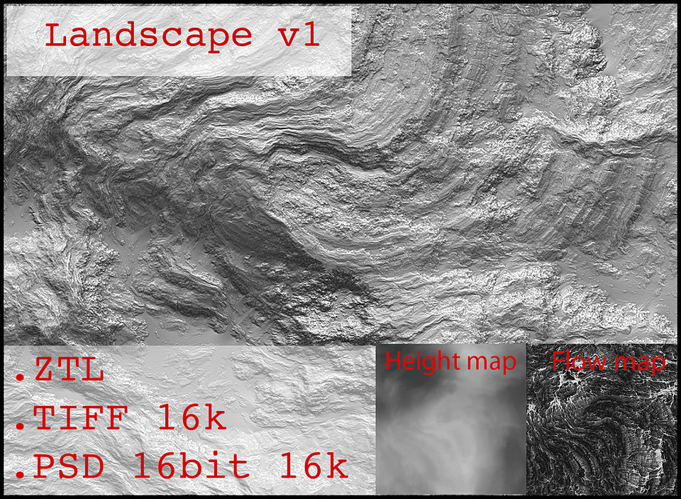 the set of HQ maps for landscape