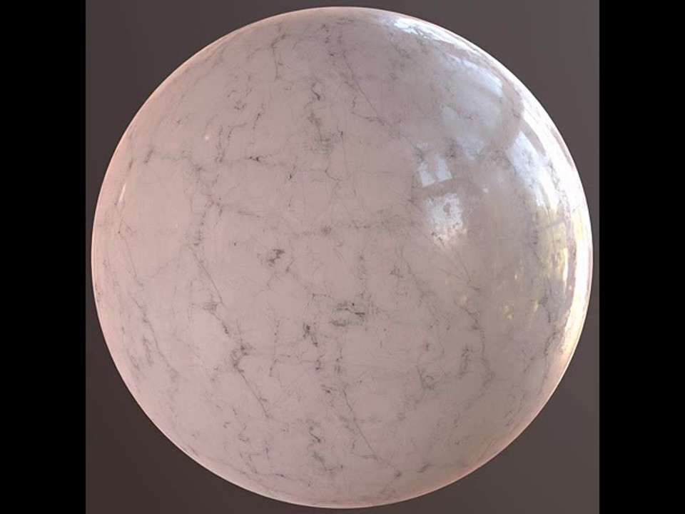 White Marble - PBR texture + 6 roughness Maps
