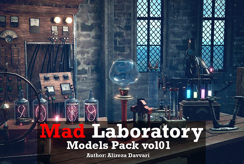 Mad Laboratory models pack for Unity