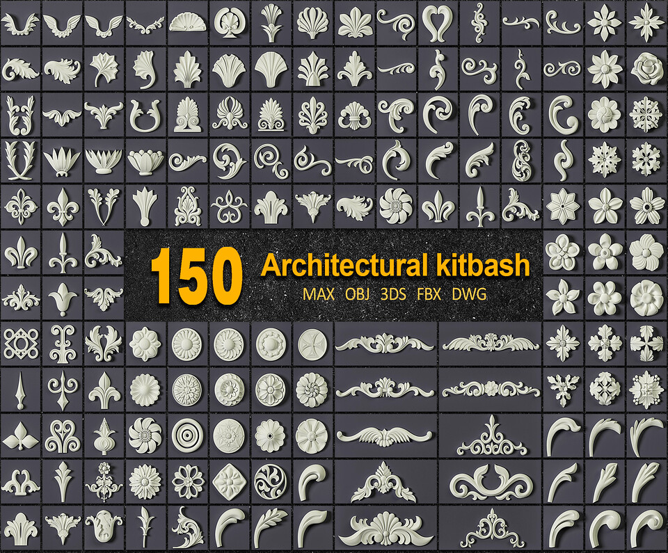 150 ARCHITECTURAL KITBASH VOL 01