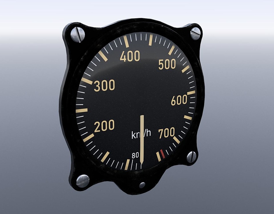 GERMAN AIRSPEED INDICATOR