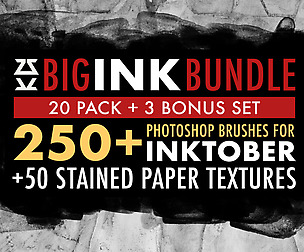 INK brushes + Paper textures