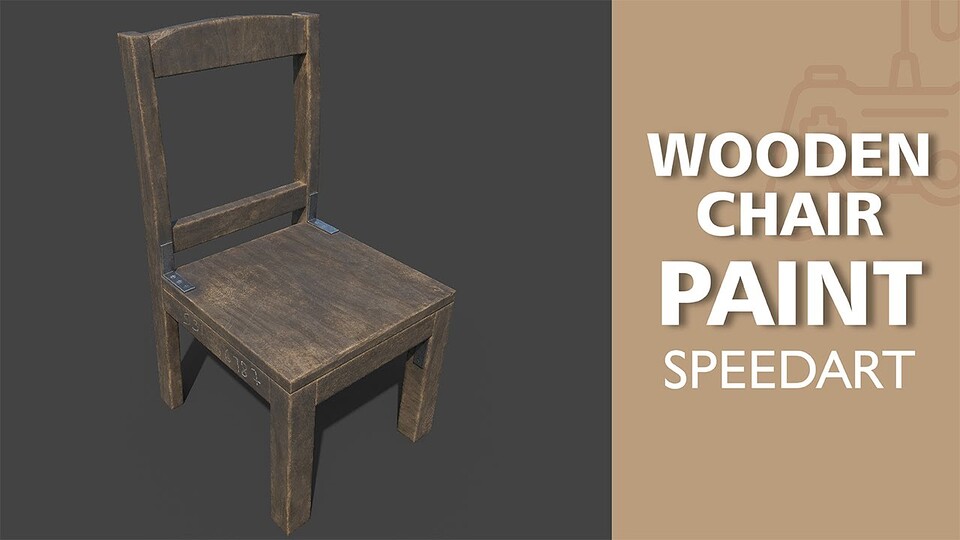 Wooden Chair Texturing Tutorial + Asset