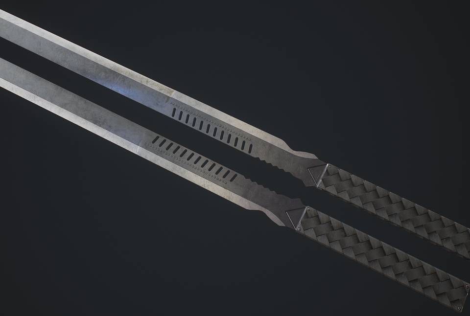 GAMEREADY -LONG STEEL BLADE 3D