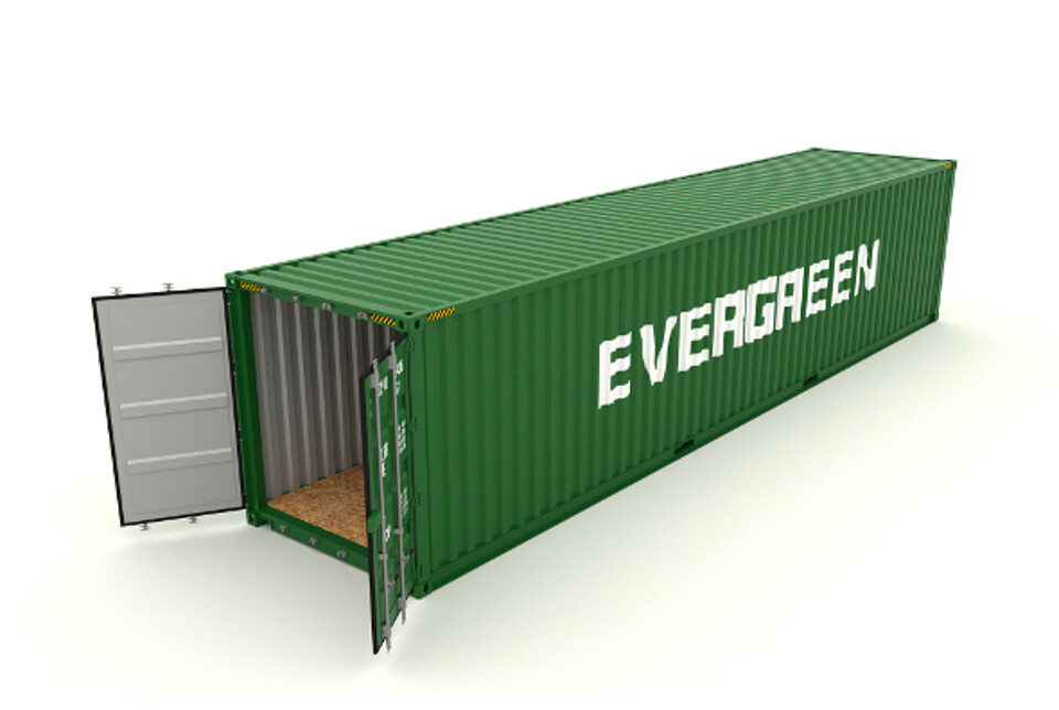 Shipping Container Evergreen