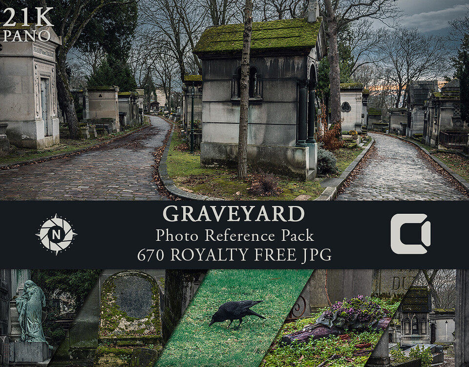 Graveyard - Photo Reference Pack
