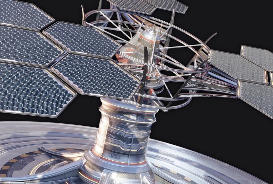 Sci-Fi Solar Array #01