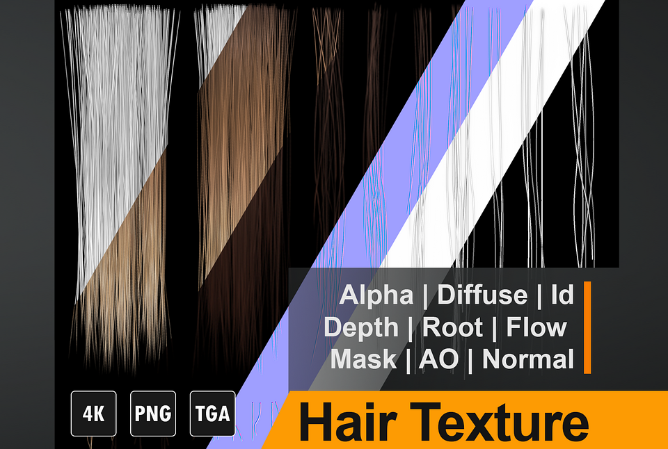 Hair Textures 4K