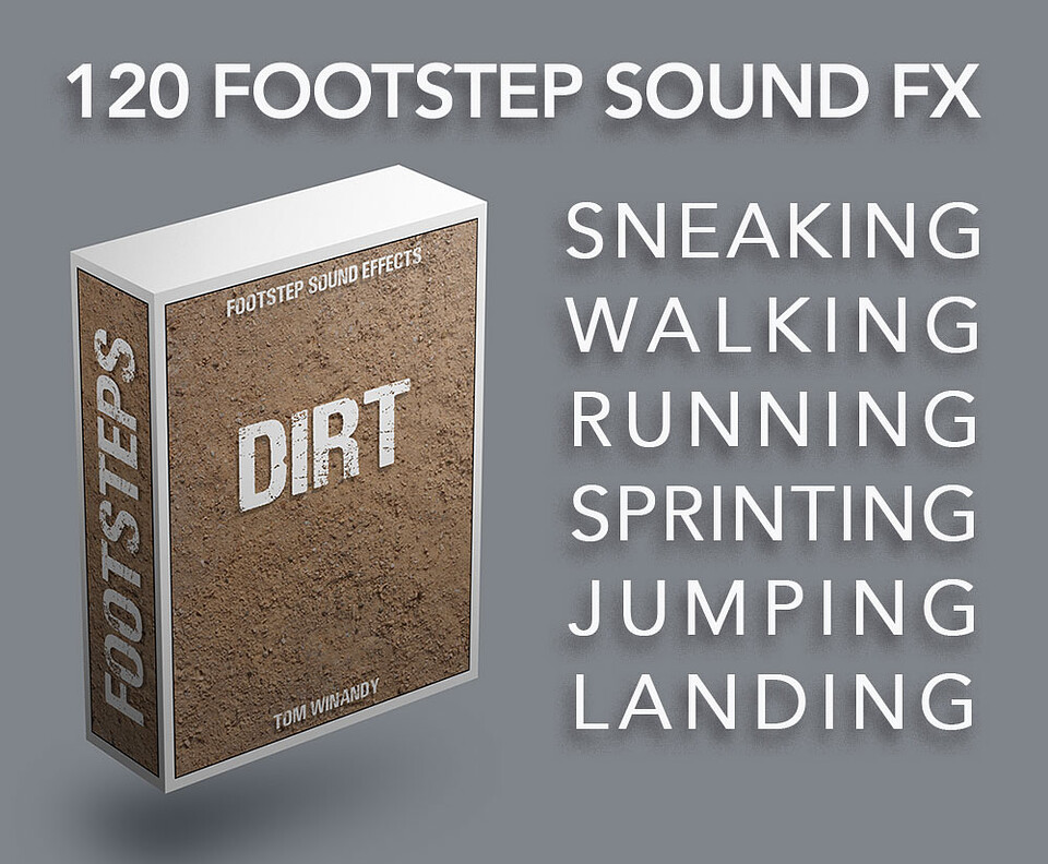 Footsteps Sound FX - Dirt