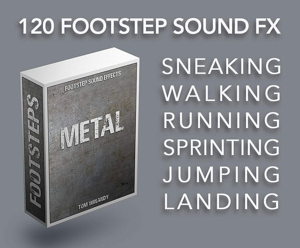 Footsteps Sound FX - Metal