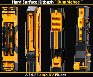 Hard Surface Kitbash Libraries