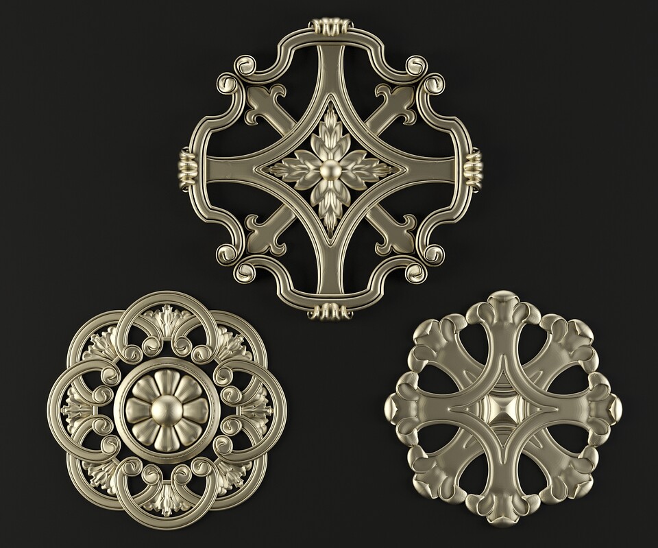 3D STL models for CNC