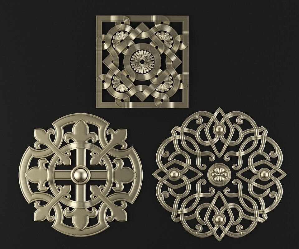 3D STL models for CNC