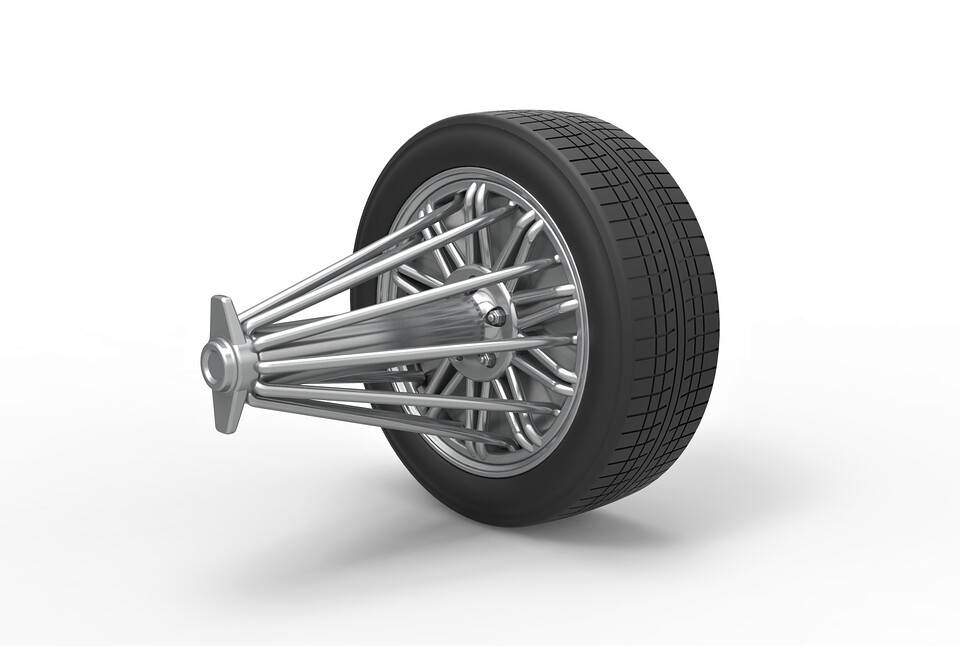 Diecast slab wheel Scale 1 to 10